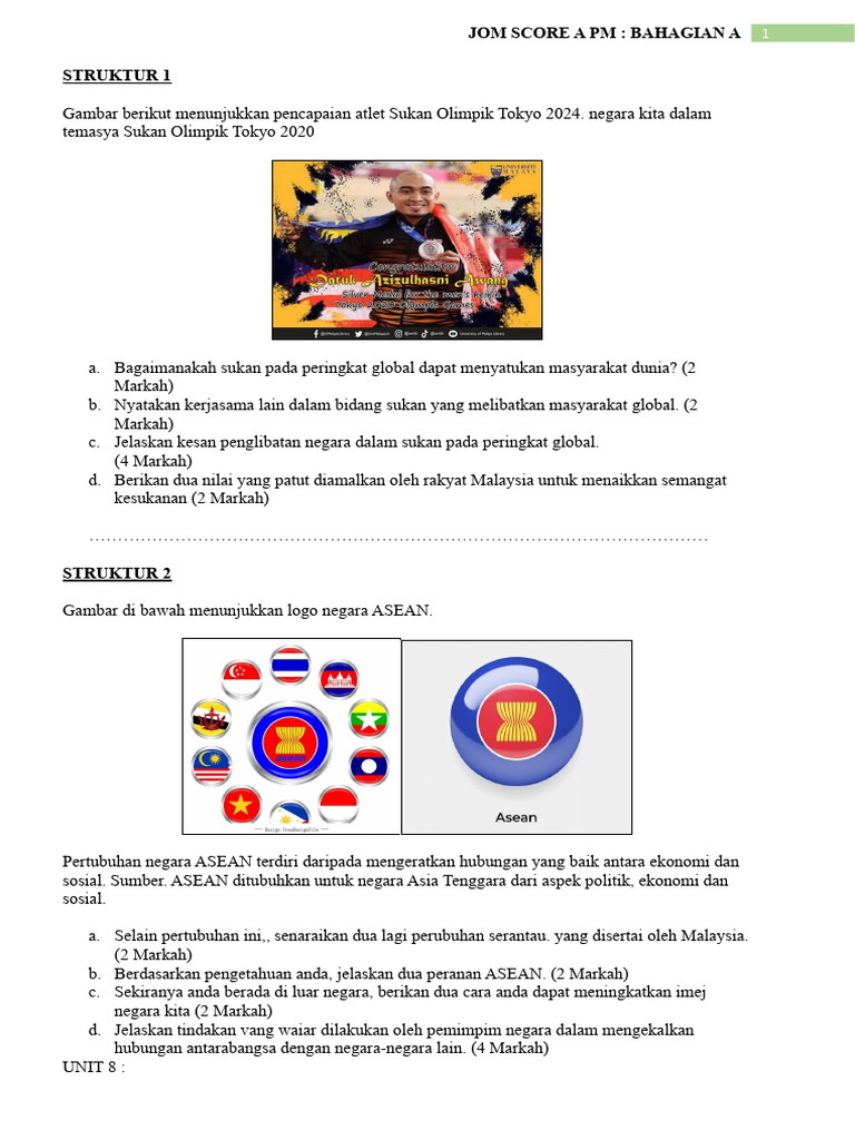 Jom Score A Bah A | PDF