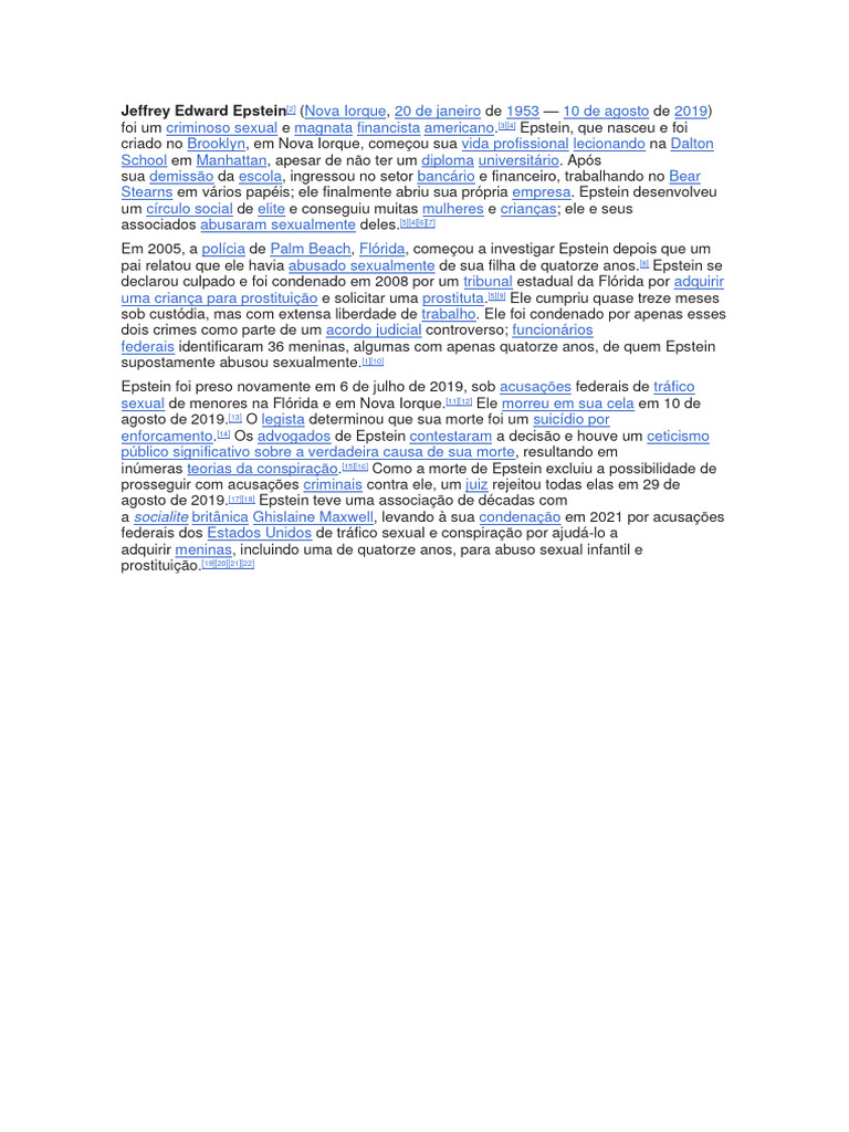 Jeffrey Edward Epstein | PDF