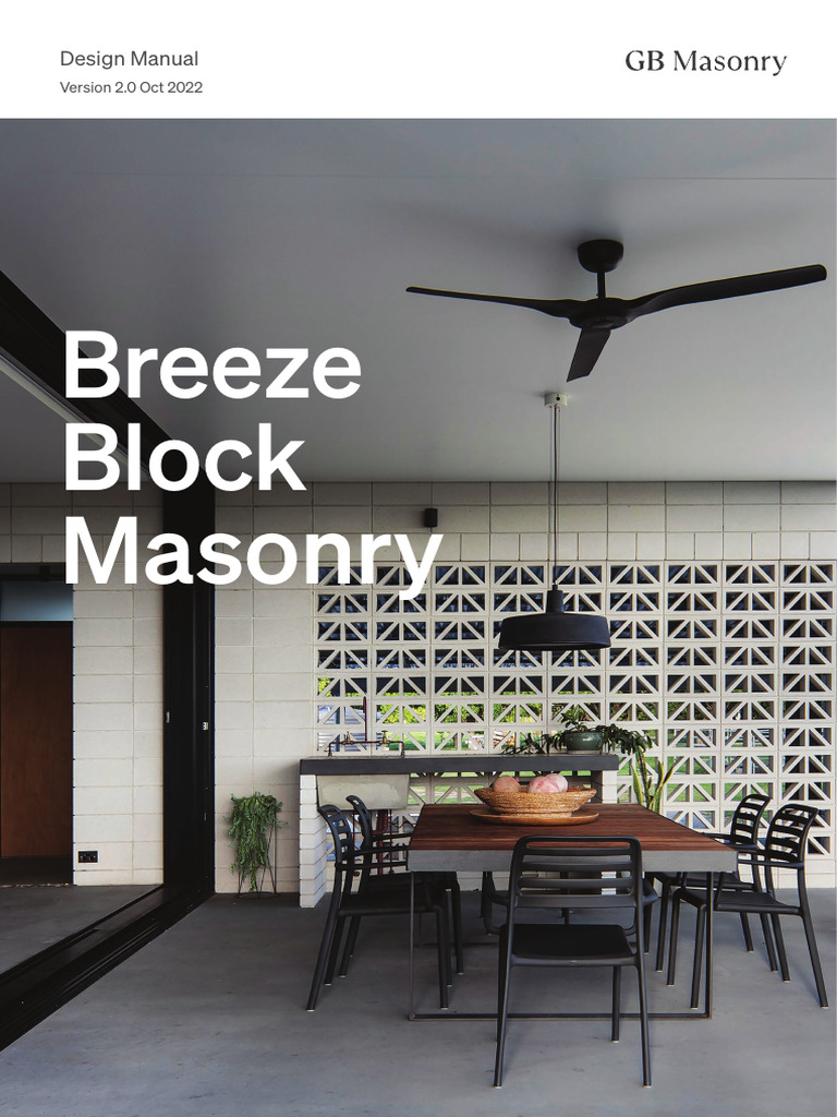 Breeze Block Masonry Guide | PDF | Concrete | Masonry