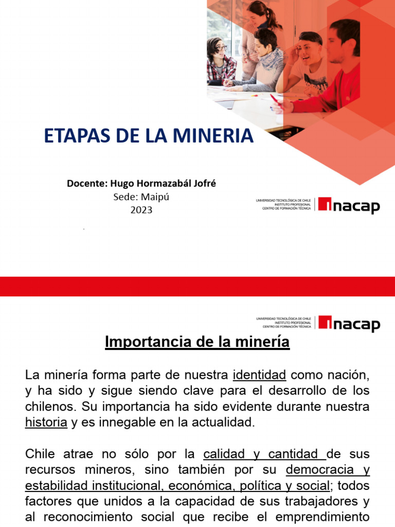 Etapas de La Mineria | PDF | Minería