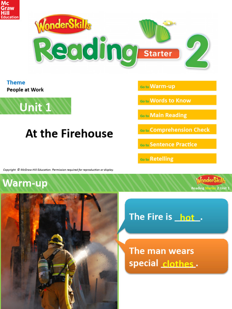 WonderSkills PPT Starter 2 Unit 1 | PDF | Fires | Combustion