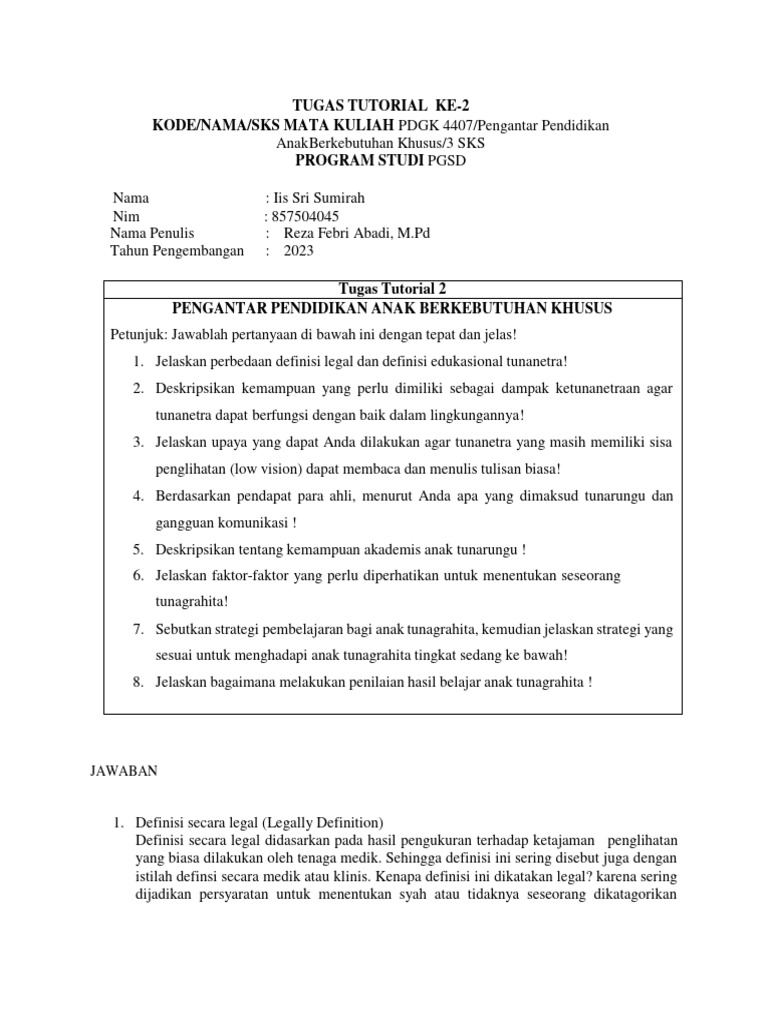 TT2_ABK_IIS SR SUMIRAH_857504045 | PDF