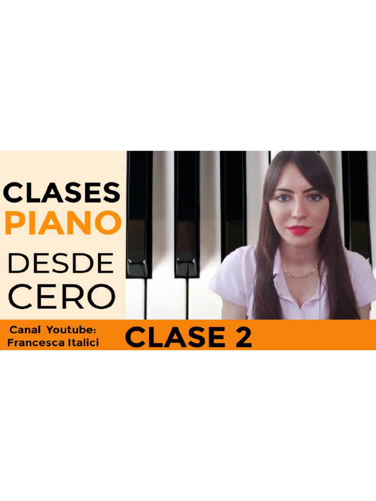 Ejercicios Clase 2 (Piano Desde Cero) | PDF