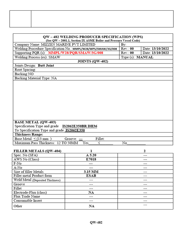 WPS & PQR of Ravindra Kumar | PDF | Welding | Construction