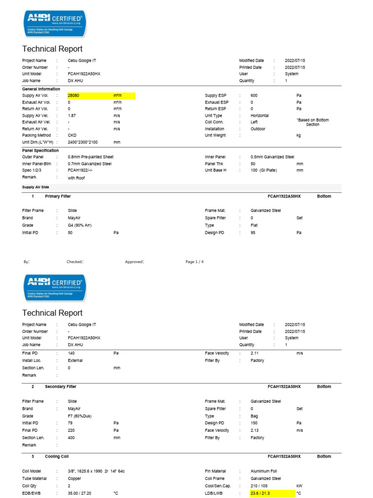 Technical Report Rev.05 | PDF | Manufactured Goods | Mechanical Engineering