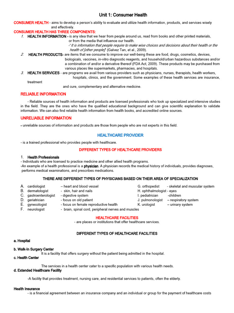 Handouts Health Activity Sheet1st Quarter | PDF | Health Care | Health ...