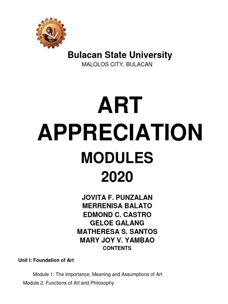 Module in Art Appreciation - PDF NO ACTIVITY | PDF
