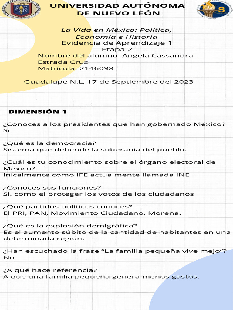 Ev - Apr1 - E2 - Acec | PDF | México | Politica de mexico