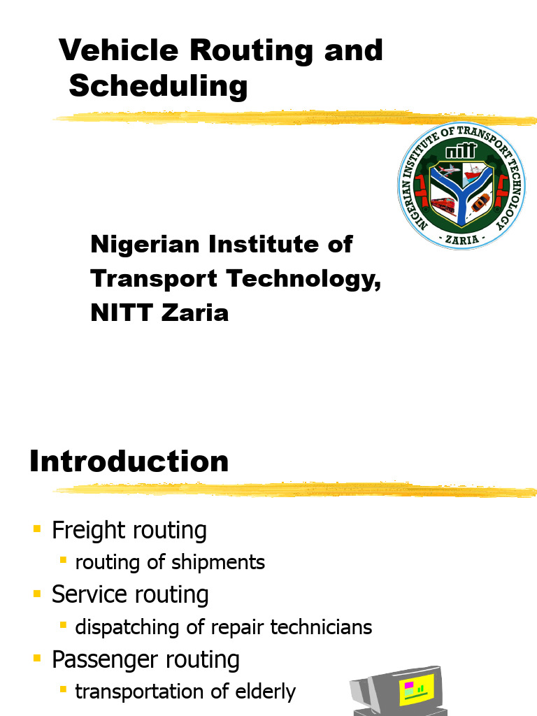 Vehicle Routing and Scheduling | PDF | Cargo | Algorithms