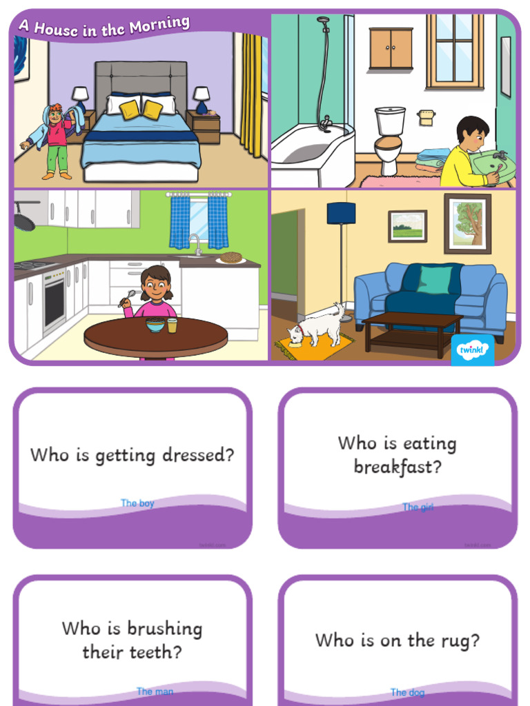 A House in The Morning Finished by Twinkl | PDF