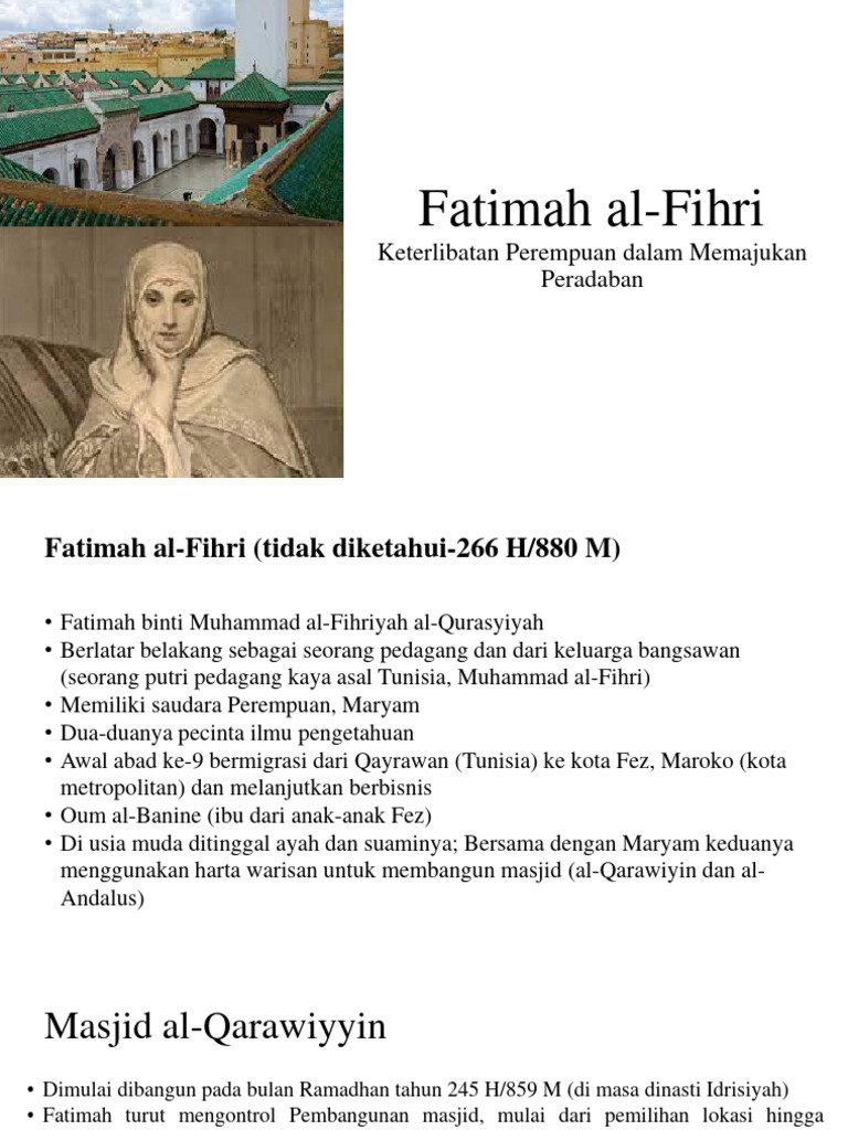 Fatimah Al-Fihri | PDF