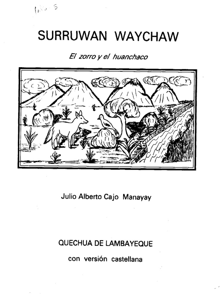 cuento en quechua de incahuasi cañaris | PDF cuento en quechua de incahuasi cañaris | PDF