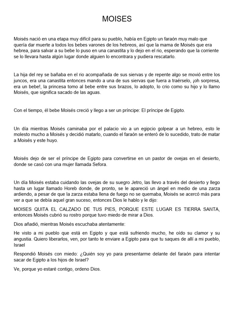 MOISES | Descargar gratis PDF | Moisés
