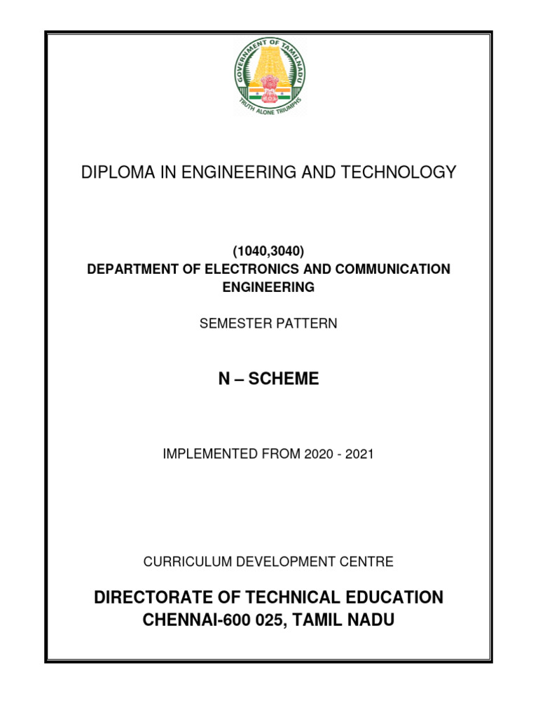 Ece-1040 - N Scheme Syllabus | PDF | Electronics | Digital Electronics