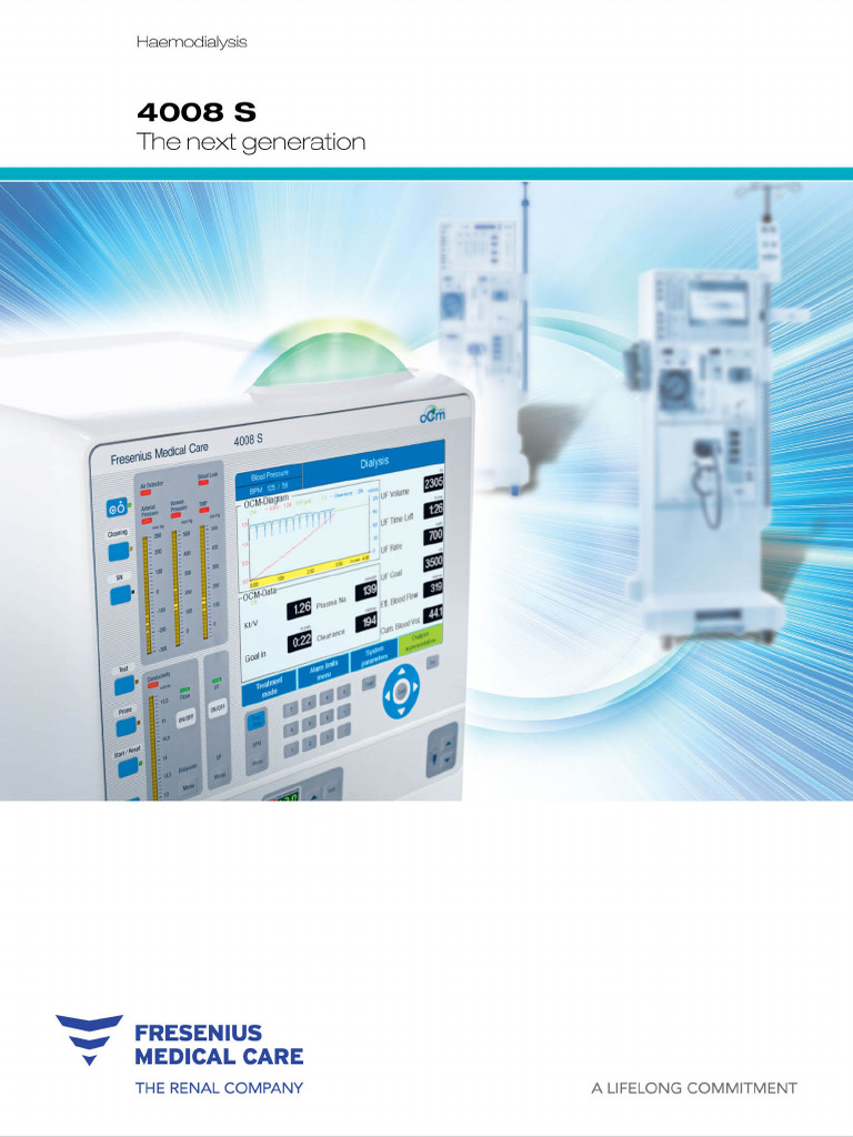 Fresenius Dialysis 4008S Next Generation-1 | PDF