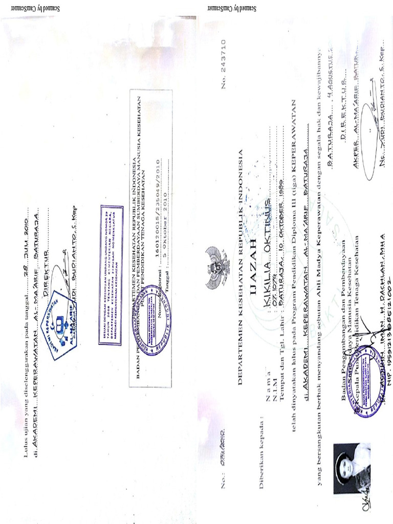 Ijazah Ayuk BLKG - Ijazah Ayuk - 2IN1 | PDF