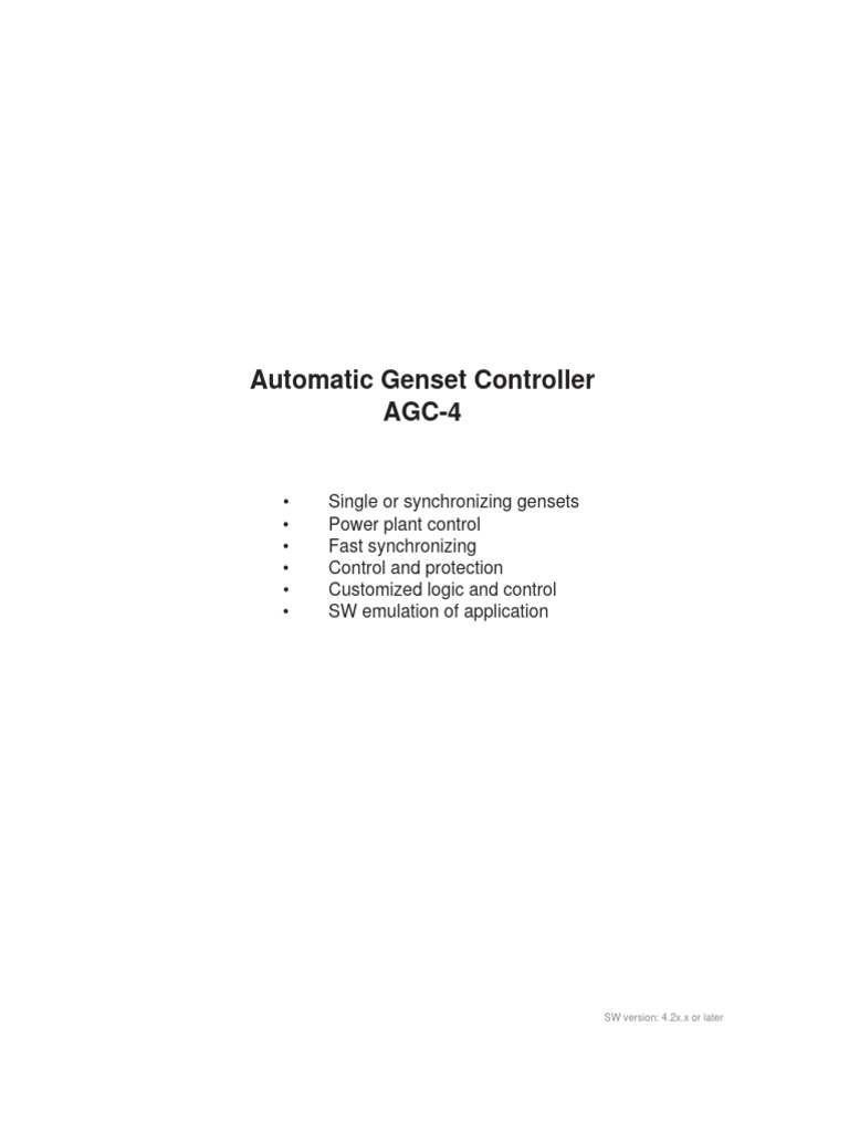 DEIF Controller - Info | PDF