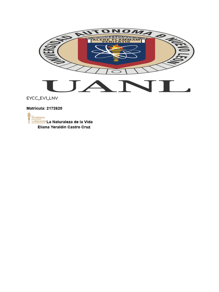 Eycc Ev1 LNV | PDF | Evolución | Vida