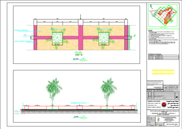 Shop Drawing: Stamped Concrete Promenade Level - 1 Promenade Level - 1 ...