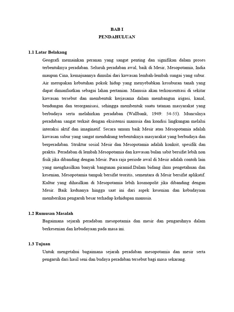 Mesopotamia Dan Mesir | PDF