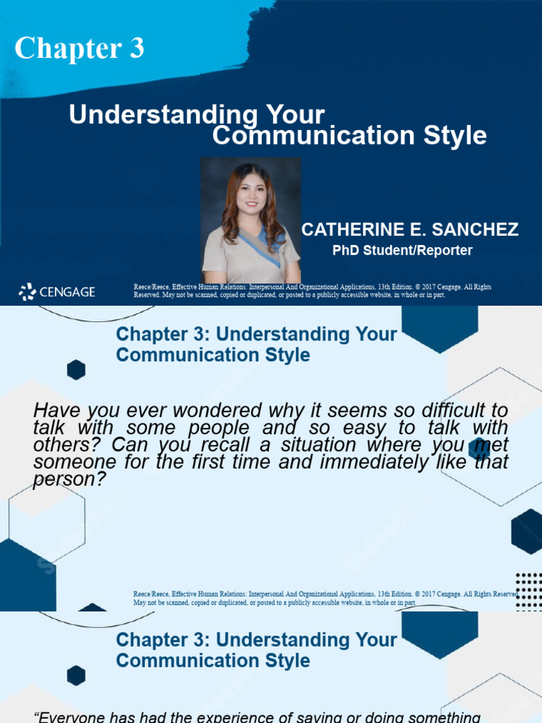 Chapter 3 Comunication Styles | PDF | Communication | Bias
