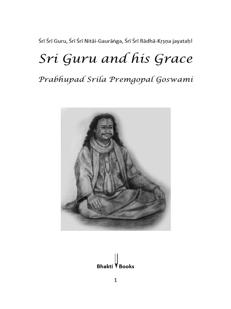Sri Guru & His Grace Book | PDF