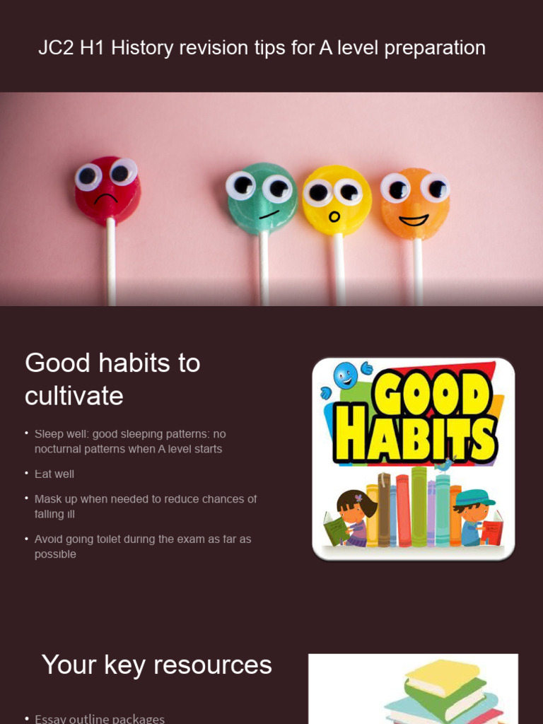 H1 History Revision Tips for a Level Preparation | PDF