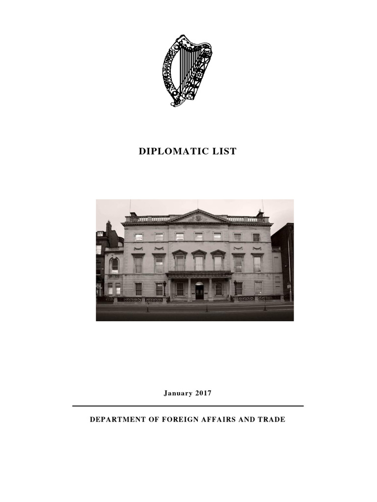Diplomatic List January 2017 | PDF | Diplomatic Rank | Consul ...