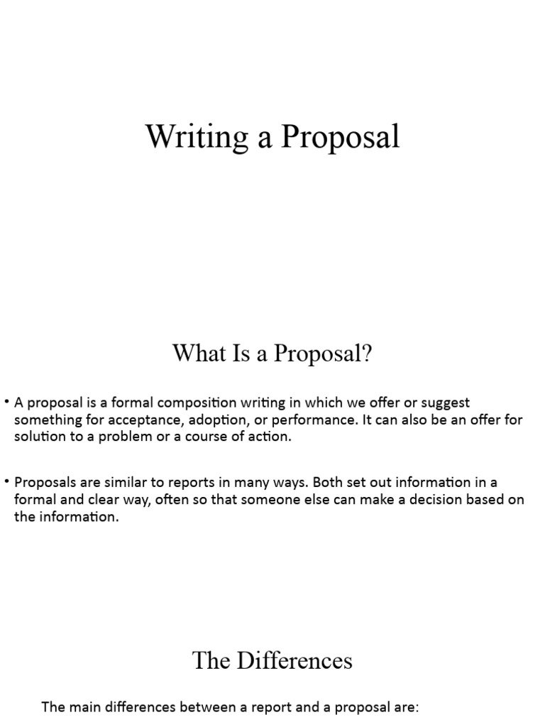 Writing A Proposal | PDF | Learning | Communication