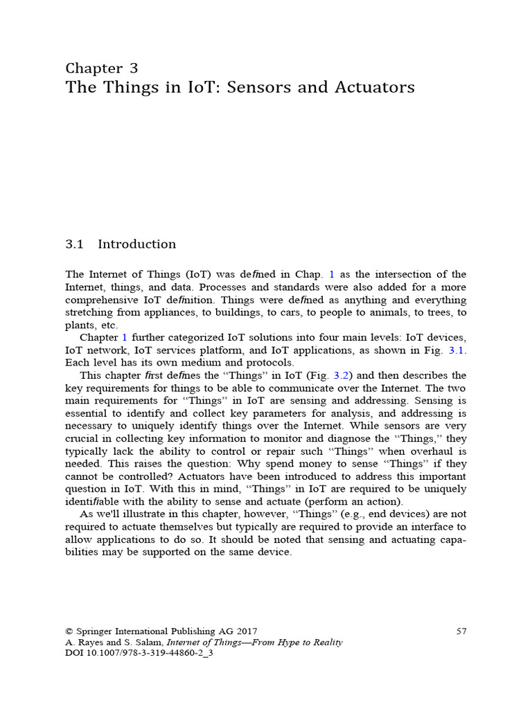 Things in IOT | PDF | Computers | Technology & Engineering