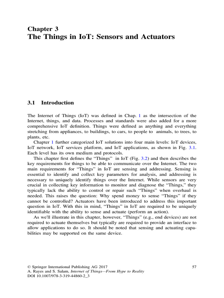 Things in IOT | PDF