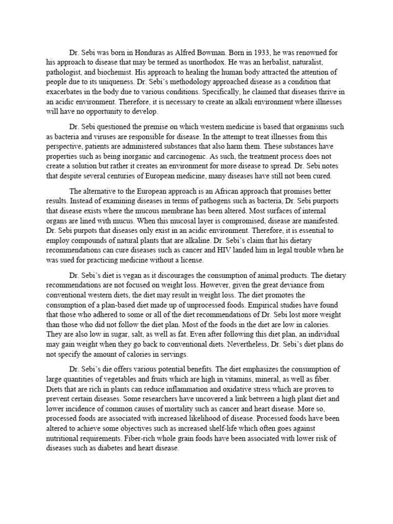 Dr Sebi Pdf