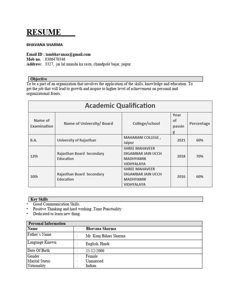 Bhavana Mona Resume | PDF