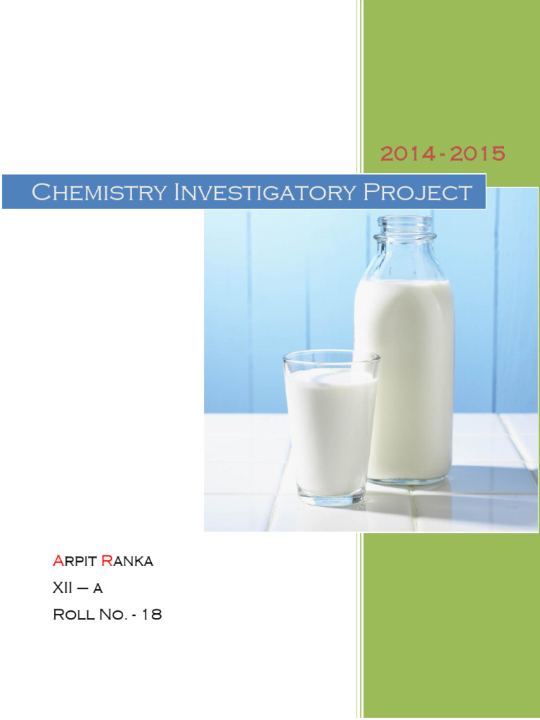Chemistry Project 2 | PDF | Chemistry | Chemical Substances
