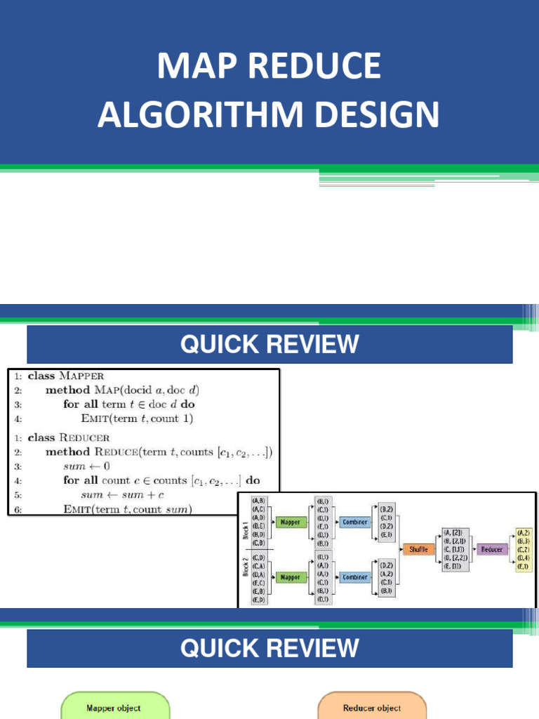 MapReduce Algo Design Final | PDF | Map Reduce | Computer Science