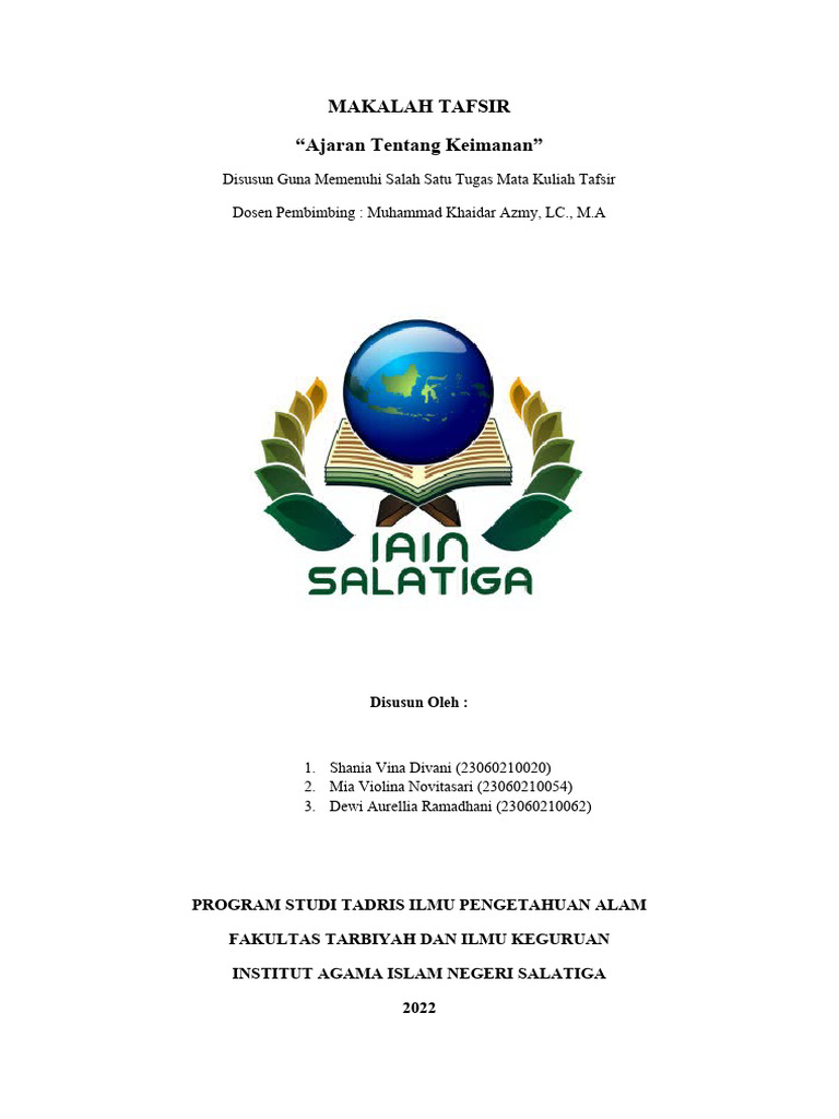 Makalah Tafsir | PDF