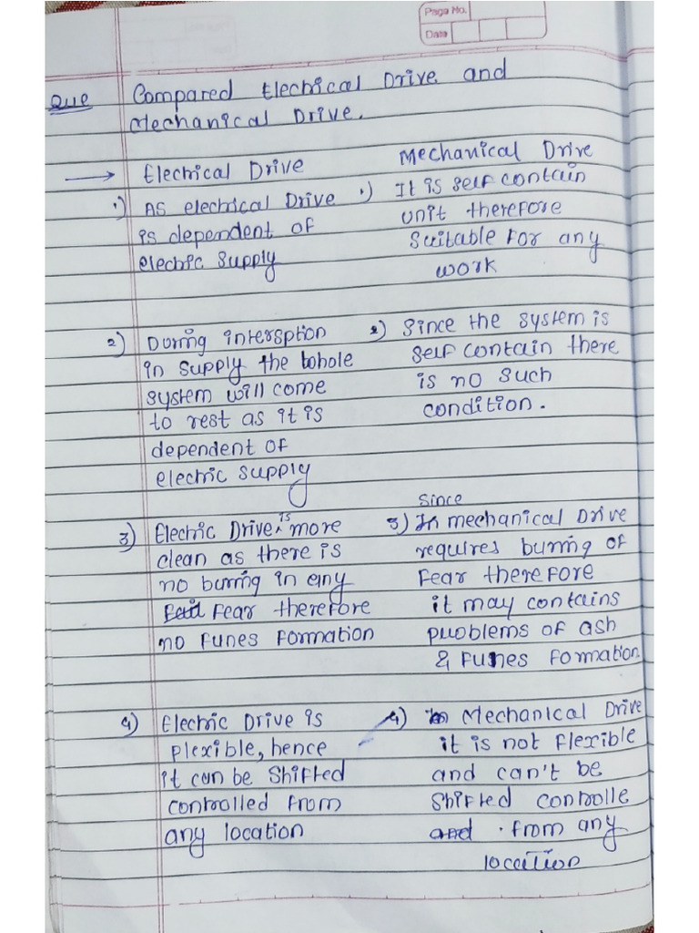Electrical Drives Notes | PDF