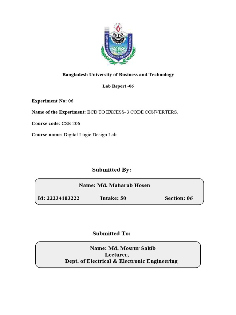 Cse 206 - Lab 06 | PDF
