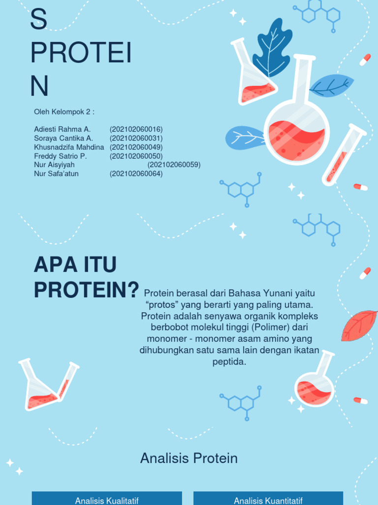 Analisi OMK - Analisis Protein | PDF