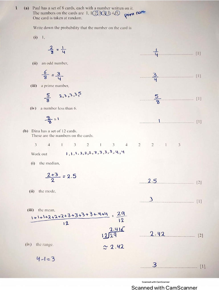 Placement Test Model Answers | PDF