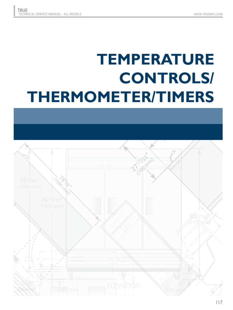 True Temperature Control Manual | PDF | Electrical Connector | Relay