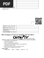 PDI Checklist | PDF