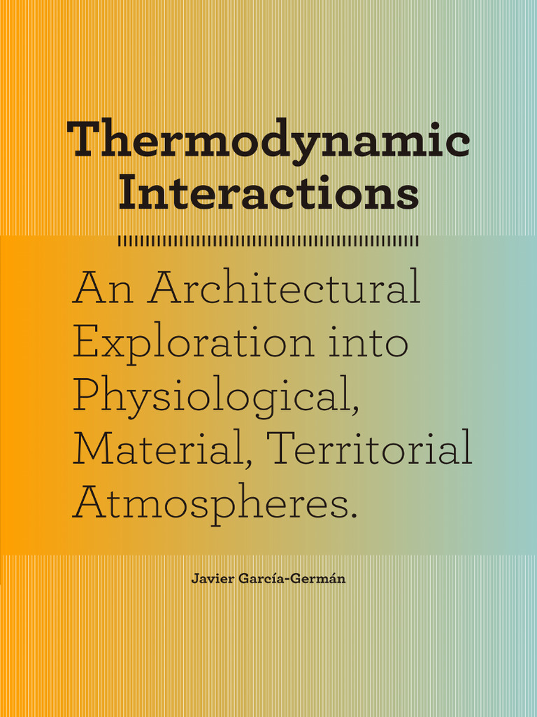 Garcia-German - Thermodynamic Interactions | PDF | Thermodynamics | Heat