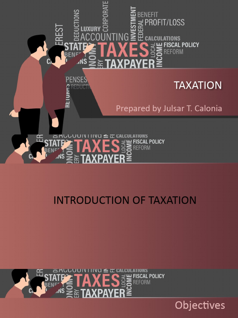 Taxation 1 | PDF | Taxes | Taxation In The United States