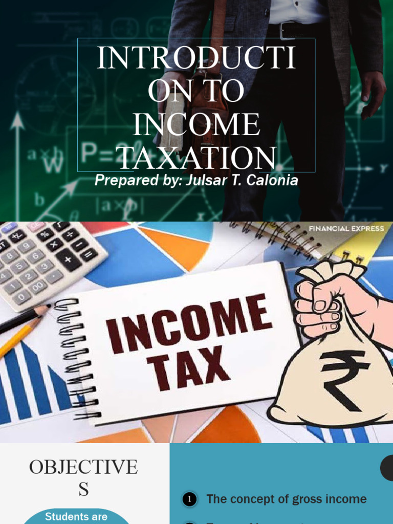 Introduction To Income Taxation | PDF | Taxes | Gross Income