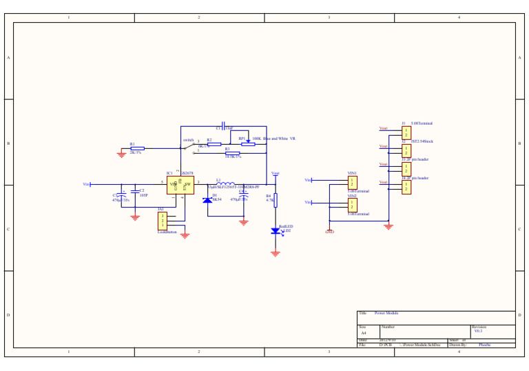 Power Module Schematic | PDF
