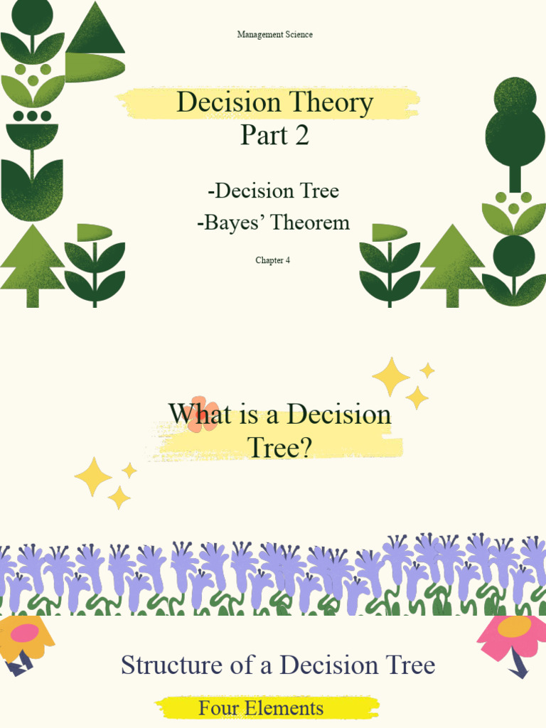 Chapter 4.1 Decision Theory Part 2 | PDF | Interest | Decision Making