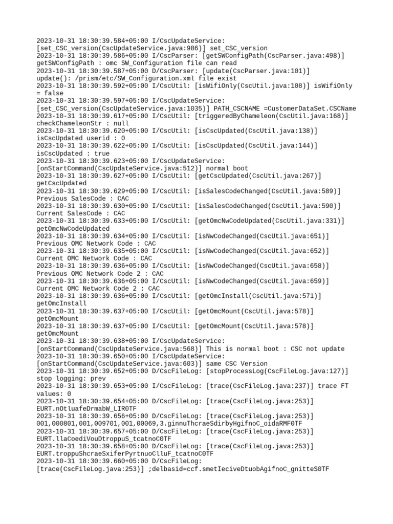 Prev CSC Log | PDF | Object (Computer Science) | Information Technology