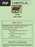 Die Tarentaal | PDF