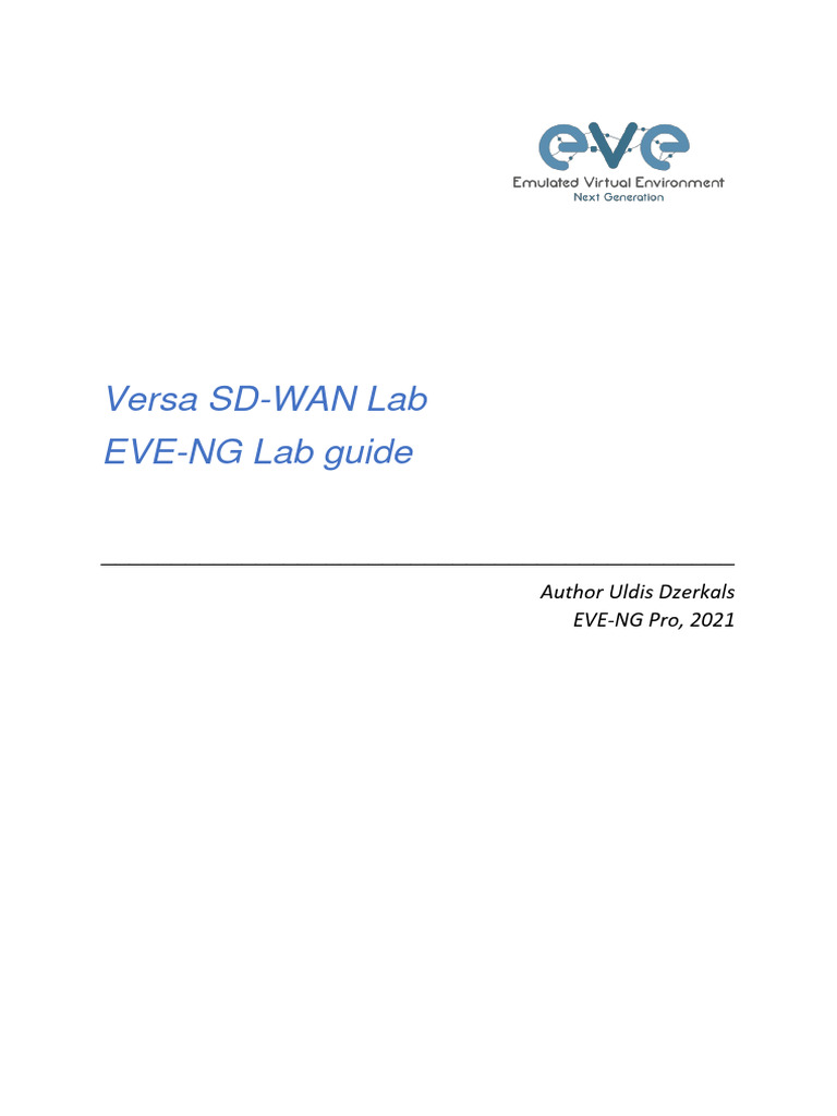Versa Sd-Wan Lab | PDF | Computer Network | Sudo